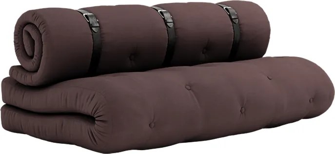 Karup Design Futonová pohovka BUCKLE-UP - 715 Hnědá