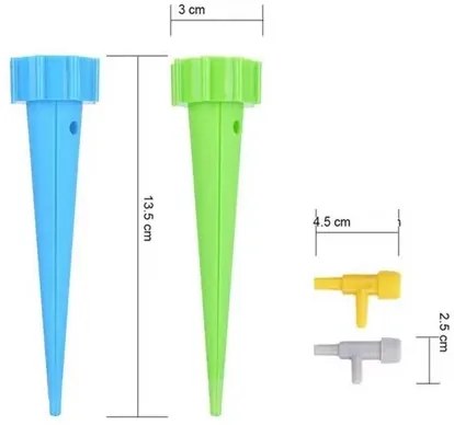 Zaparkorun Zavlažovací systém Spike - 10x zavlažovač s odkapávacím ventilem - modrá