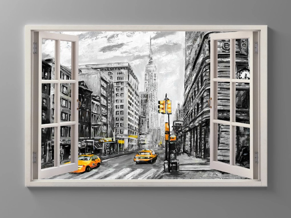 New york žluté taxi Rozměr: 40 x 25 cm