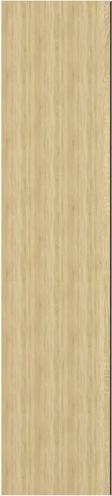 Koupelnová skříňka se zrcadlem 60x15x75 cm MDF bílá a dub 331530