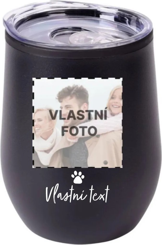 Personalizovaný termohrnek "BOWL" s fotkou mazlíčka a textem