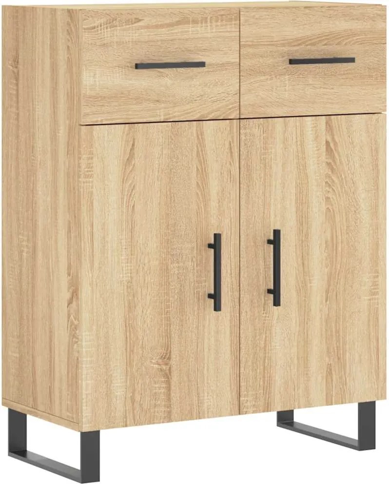 Skříň highboard dub sonoma 69,5 x 34 x 180 cm kompozitní dřevo 3198172