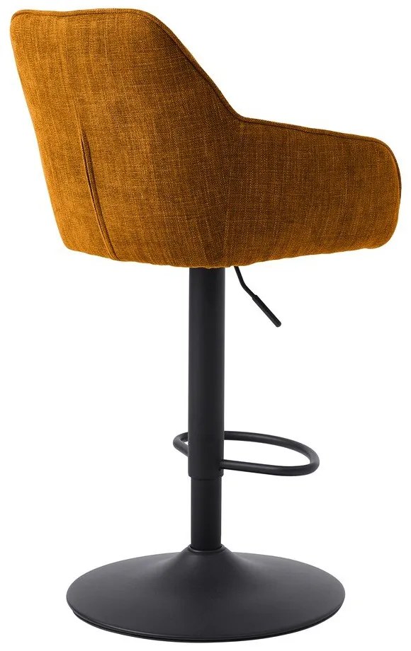 Oranžové barové židle v sadě 2 ks (výška sedáku 69 cm) Avola – Unique Furniture