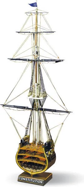 Mamoli uss constitution příčný řez 1:93 kit