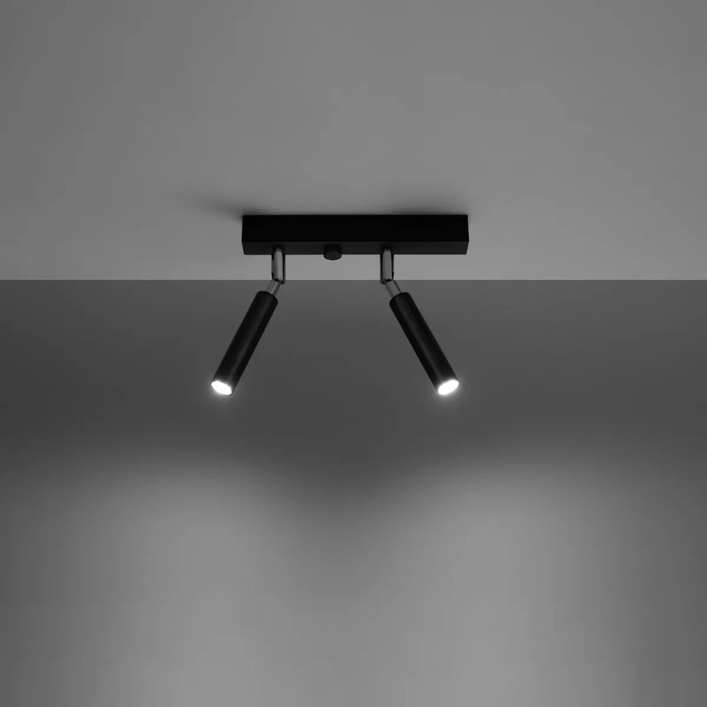 Sollux Lighting Stropní svítidlo EYETECH 2 černé