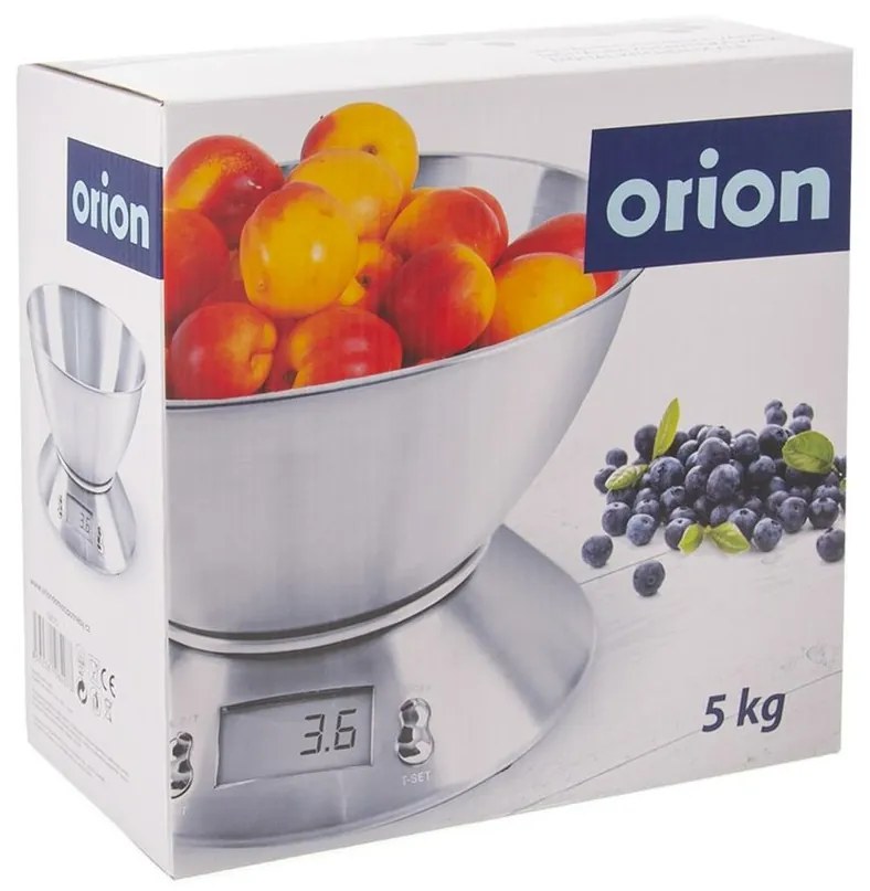 Váha kuch. digi. nerez 5 kg ORION