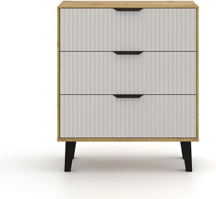 Komoda Borg Duo 3Š dub artisan / kašmír