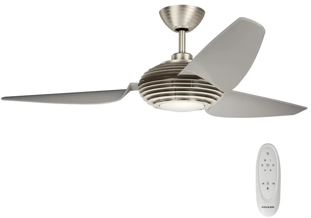 Elstead Kichler KLF-VOYA-60-BS -LED Stmívatelný stropní ventilátor VOYA LED/14W/230V+DO ED0441