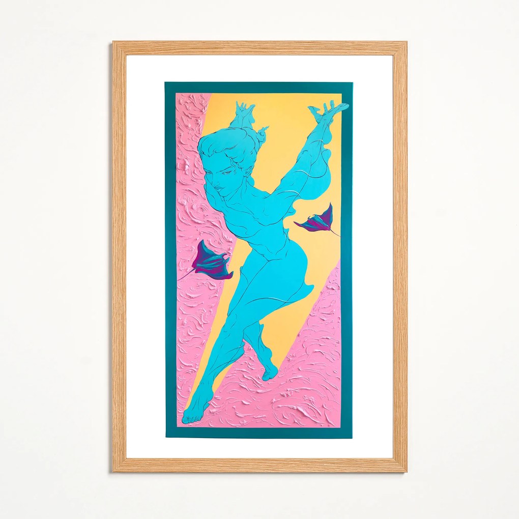 Ondřej Mio Michálek | Dive of Ecstasy Rám: Černý, Velikost: 100 x 70 cm