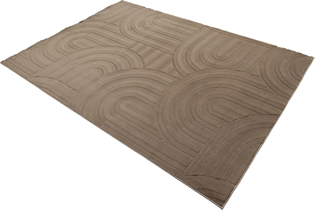 Obsession, Kusový koberec Interstellar 501 Taupe, 160x230, hnědá, ložnice