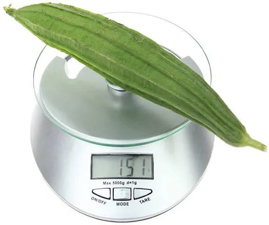 Verk 17026 Digitální kuchyňská váha 5 Kg stříbrná