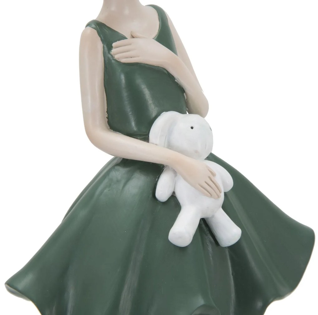 Figurka Statuetta Dolly C/Coniglietto 11,5 x 10 x 33,5 cm