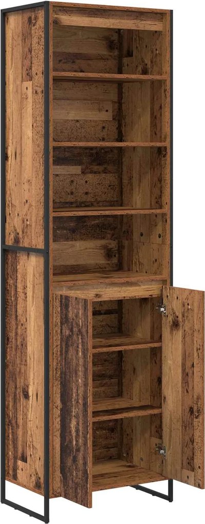 Vysoké skříně Staré dřevo 60 x 36 x 200 cm Kompozitní dřevo 3403032