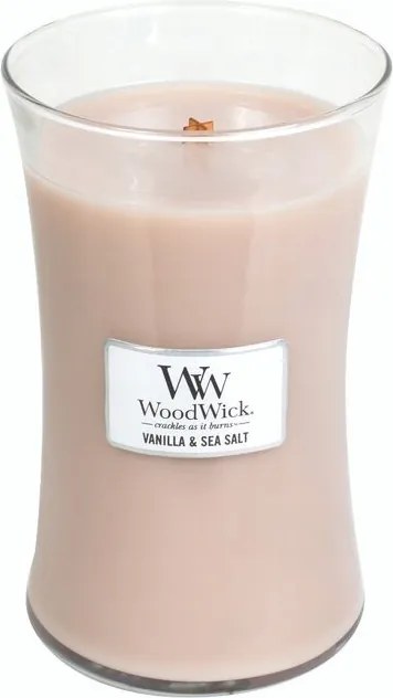 WoodWick velká svíčka Vanilla & Sea Salt 609.5 g