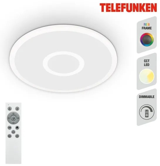 Telefunken 319306TF - LED RGBW Stmívatelné svítidlo LED/22W/230V + DO