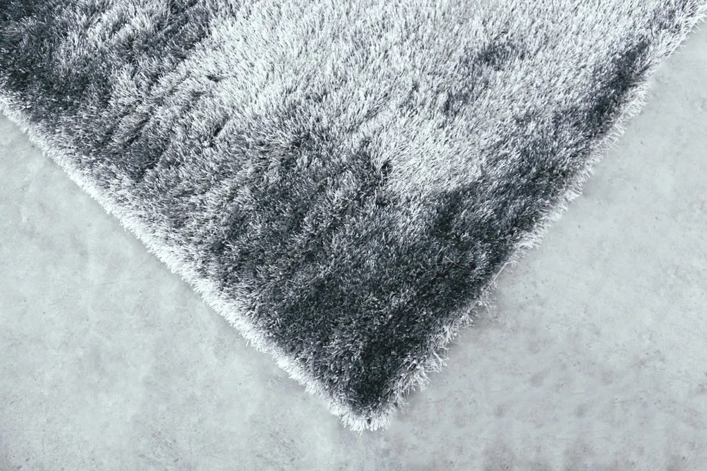 BE Koberec Seven Soft 7901 GREY – šedý obdélníkový Rozměr: 120x180 cm