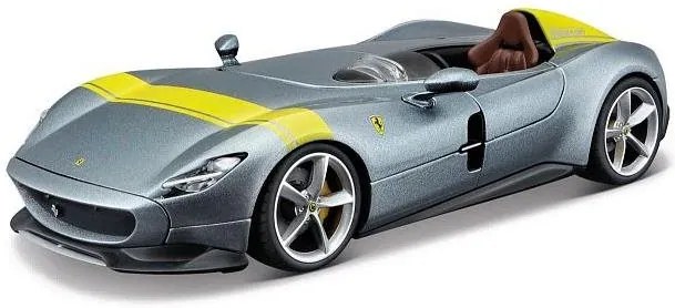 Kovový model maisto ferrari assembly line ferrari monza sp1, stříbrná