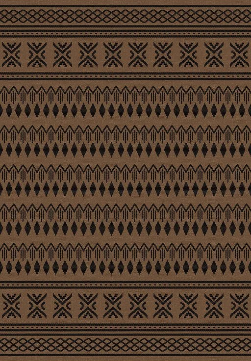BE Koberec Eqos 0002 BROWN - hnědý obdélníkový Rozměr: 40x60 cm
