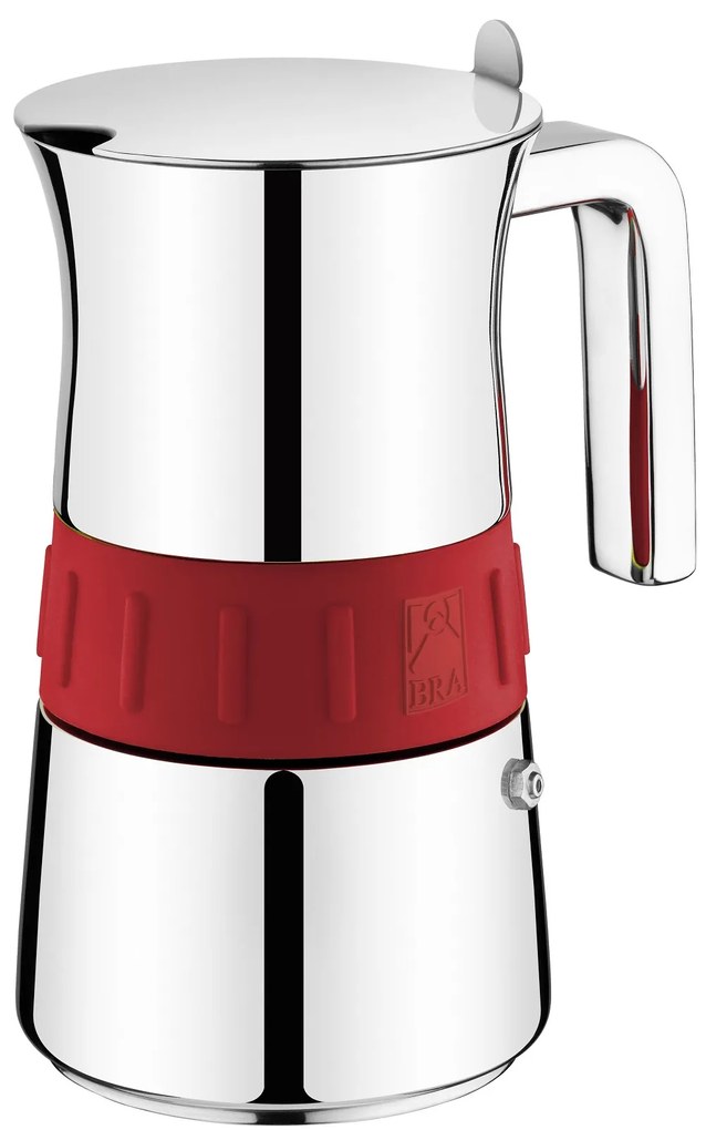 Moka konvice Elegance red- 4 šálky