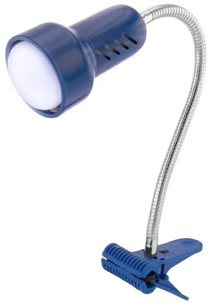 Lampička s klipem SANDRIA Lolek modrý tmavý