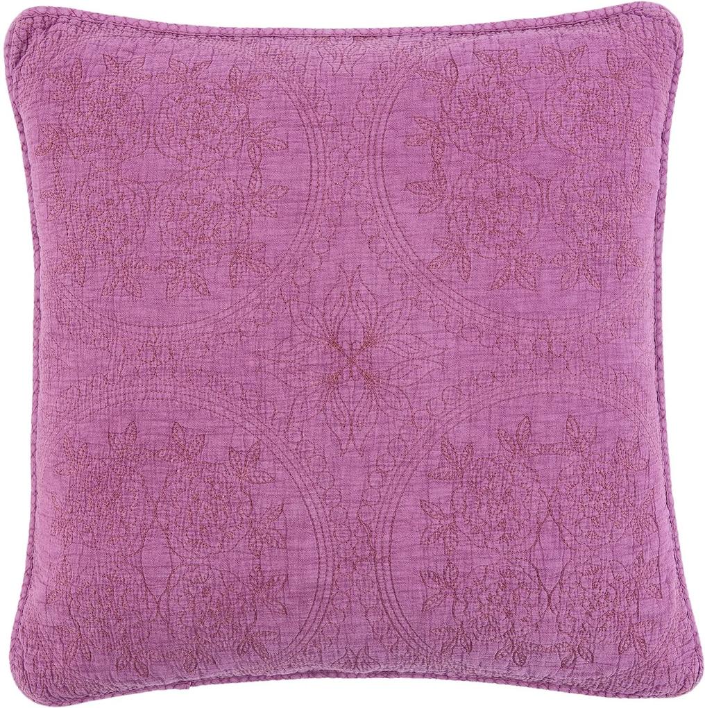 Růžový vintage povlak na polštář Quilt 181 - 40*40 cm