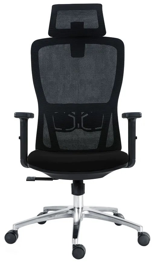 Kancelářská ergonomická židle Neoseat TASCO — síť / látka, černá, nosnost 150 kg