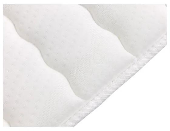 Kontinentální jednolůžková postel Junior Ribezo 1, Strana: pravá, Rozměr postele: 100x200, Barva:: ekokoža Soft 017 (biała) + Fresh 01