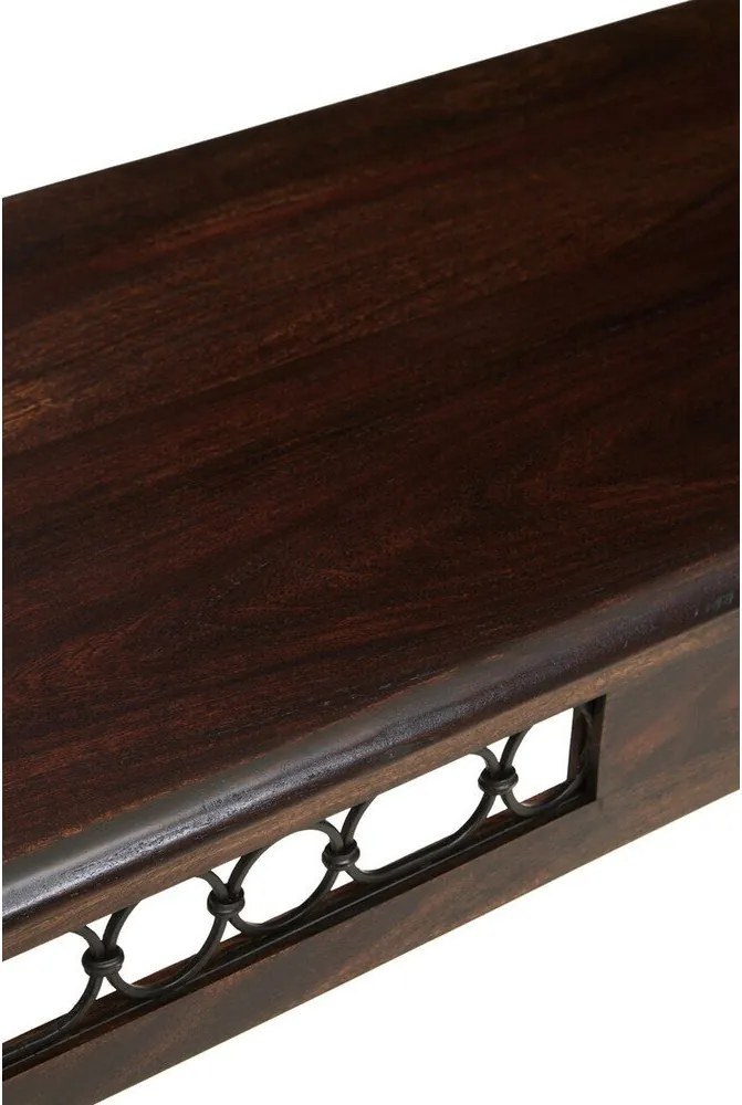 Konzolový stolek z masivu rosewood v tmavě přírodní barvě 45x120 cm Srina – Premier Housewares