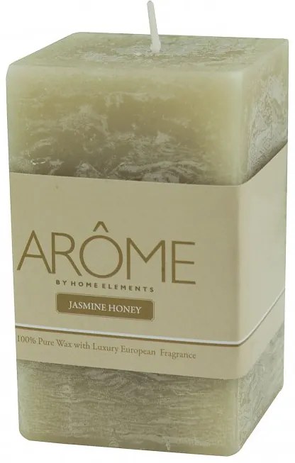 Arôme Vonná svíčka 6,8 x 10 cm, White jasmine & honey, 400g