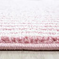 Dětský koberec Kids 620 pink Varianta: kulatý 120 cm průměr