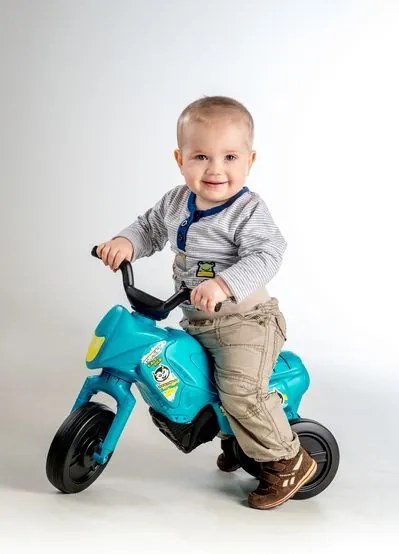 Teddies Yupee Odrážedlo Enduro tyrkysové malé