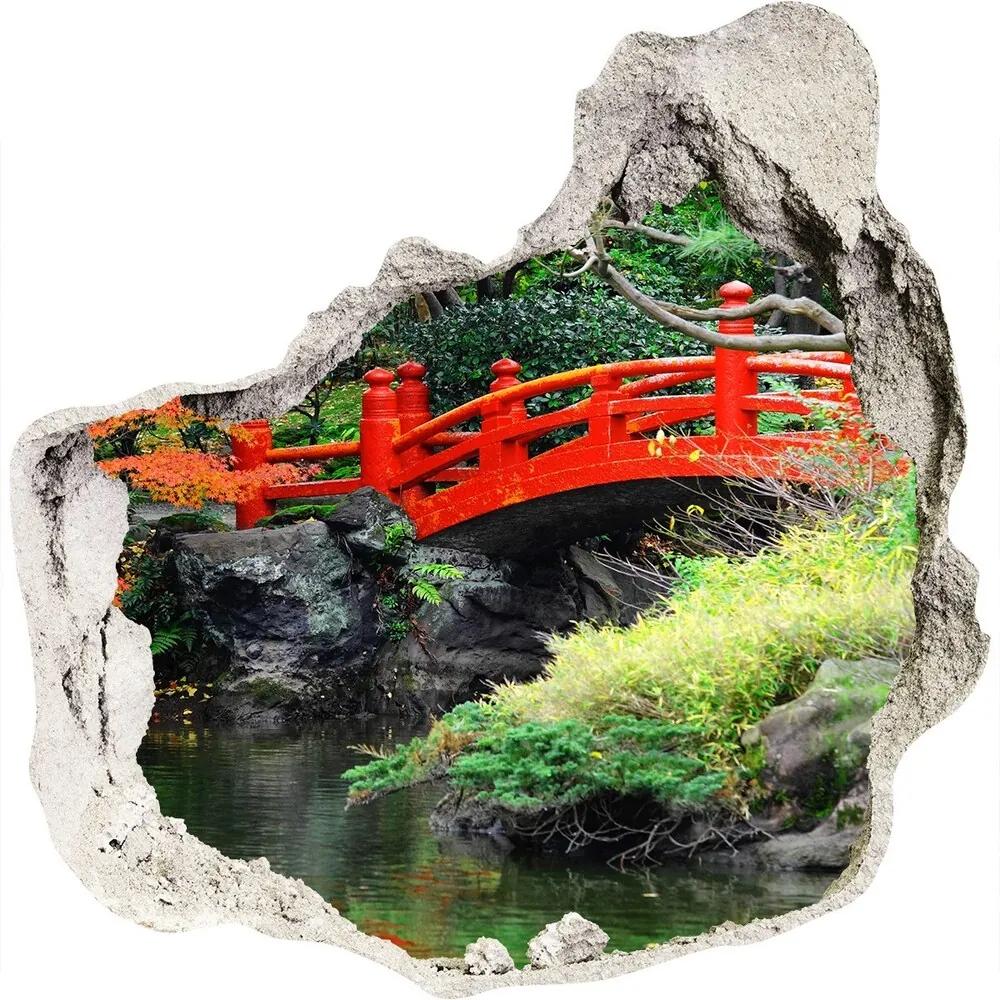 Wallmuralia Nálepka fototapeta 3D výhled Japonská zahrada 75x75 cm