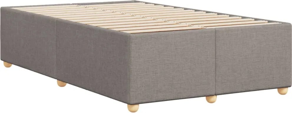 Rám postele bez matrací taupe 120x190 cm textil 3284719