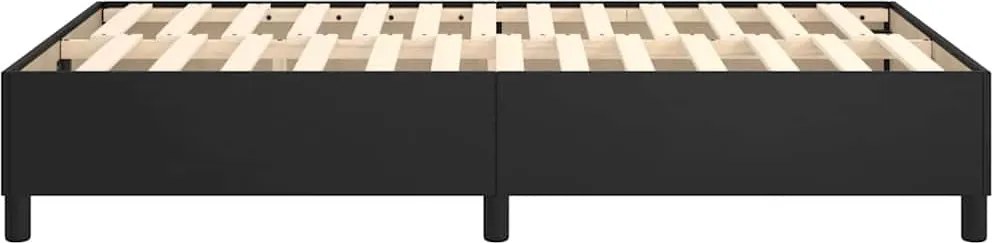 Rám postele s boxspringem černý 120 x 200 cm umělá kůže 3121035
