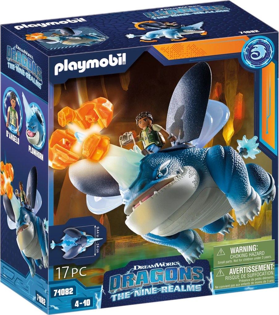 Stavebnice playmobil 71082 dragons: the nine realms - plowhorn & d'angelo