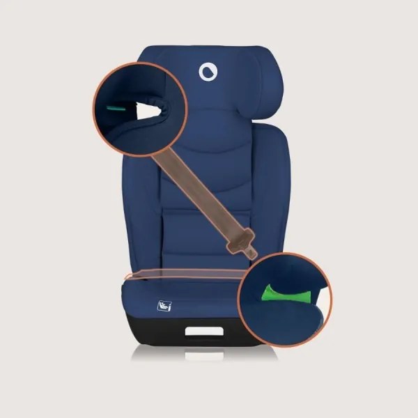 Lionelo - Autosedačka NEAL i-Size 100-150 cm Blue Navy
