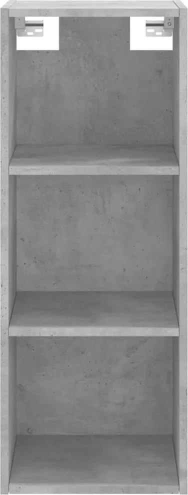 vidaXL Skříň highboard 34,5x32,5x180 cm kompozitní dřevo [3189825] Barva: Betonová šedá