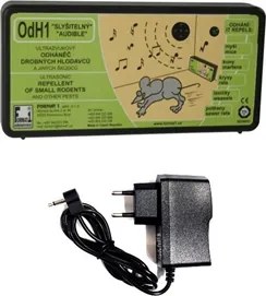 Odpuzovač myší a kun FORMAT OdH1 slyšitelný, sada plašič + adaptér