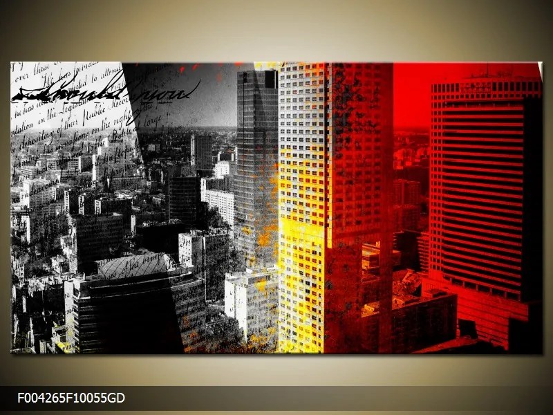 Moderní obraz červenočerných mrakodrapů (), 40 dalších rozměrů