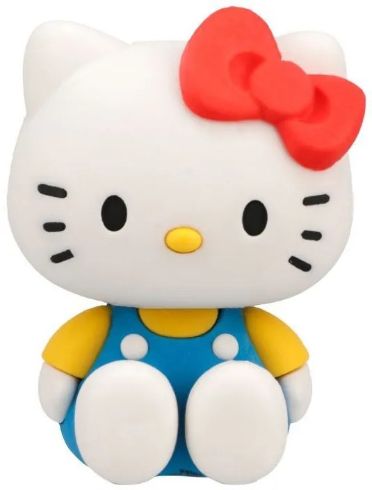 Hello kitty: kitty with bow - figurka gumová
