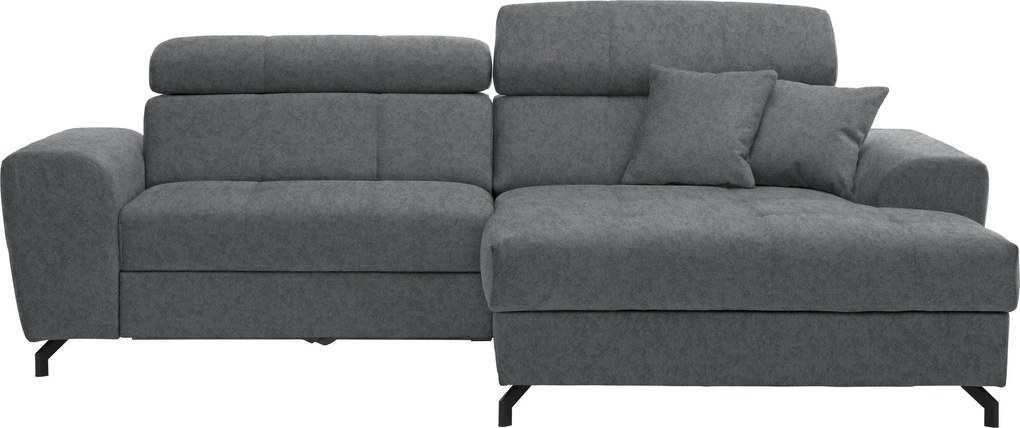 XXXLutz ROHOVÁ SEDAČKA, textil, šedá Carryhome - Sedací soupravy - 000812004414