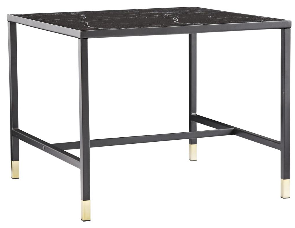 Konferenční stolek Dipp, černý, 60x60