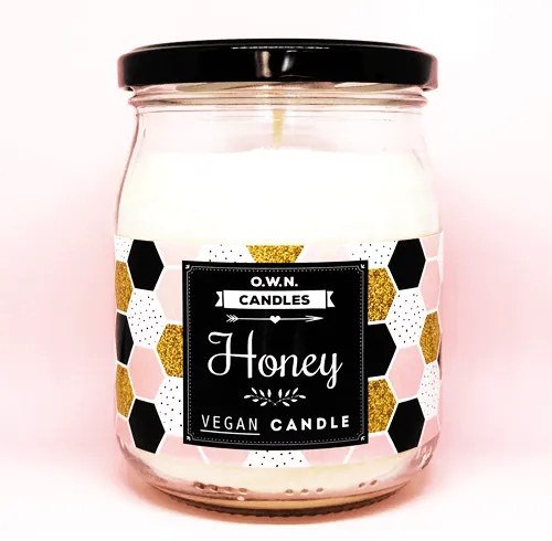O.W.N. CANDLES vonná svíčka ve skle - Honey