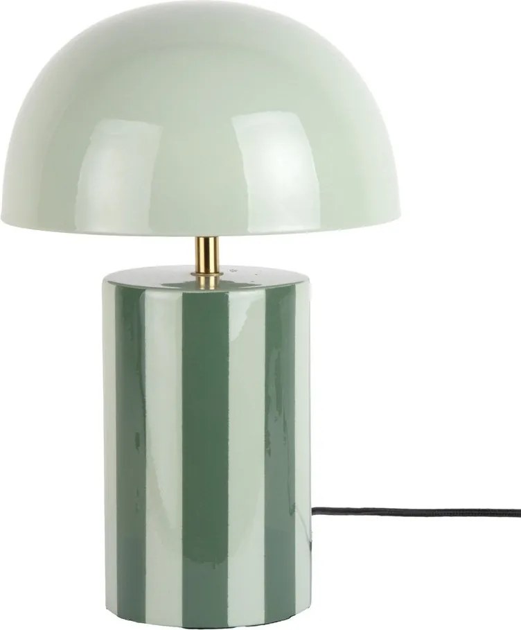 Zelená kovová stolní lampa (výška 34 cm) Rayado – Leitmotiv