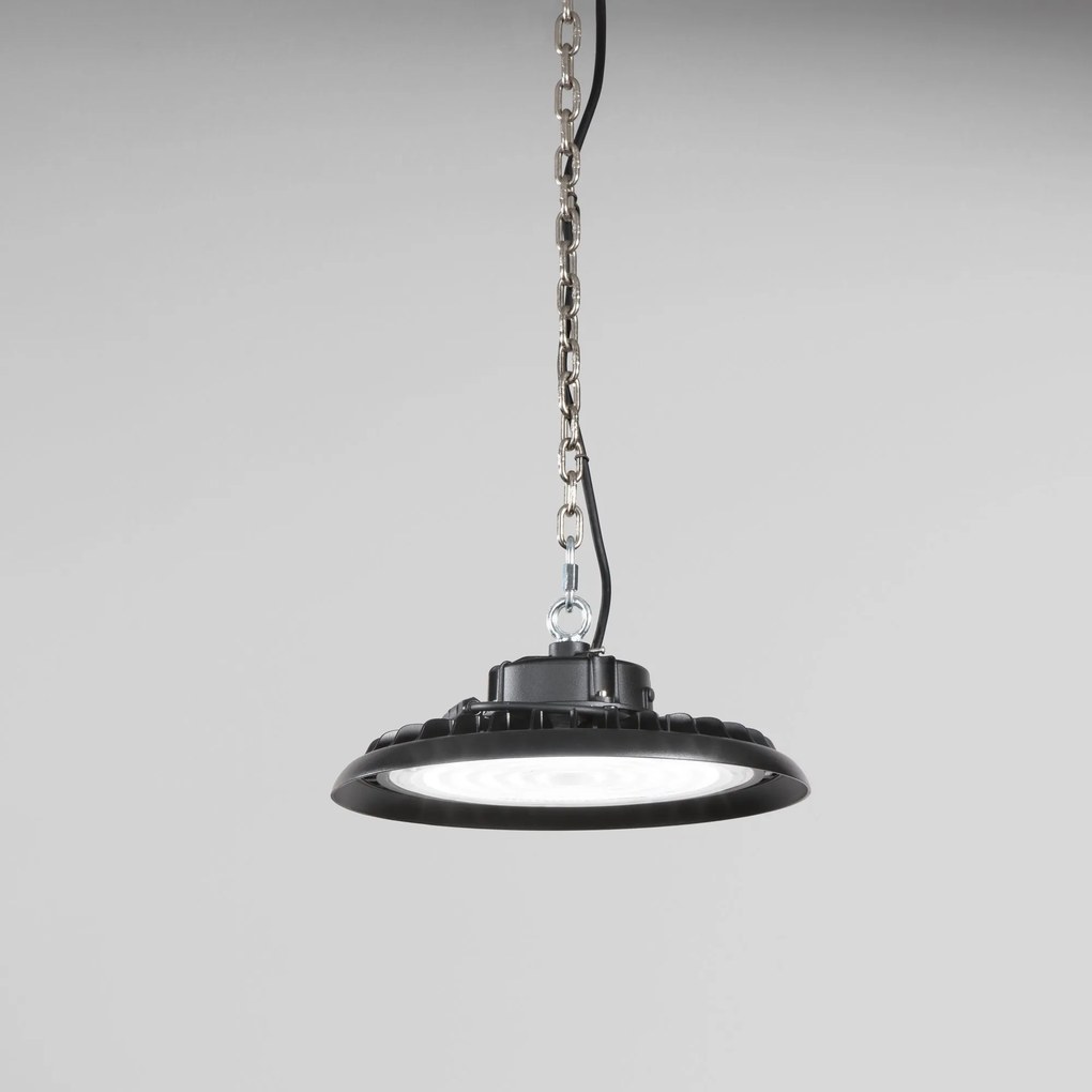 FAN LED-AVATAR-200 Průmyslové závěsné svítidlo HIGH‑BAY AVATAR, černý hliník, 200 W, 4000 K, IP65 - FANEUROPE