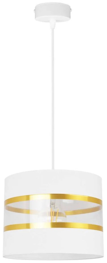 Závěsné svítidlo Elegance, 1x textilní stínítko (výběr ze 6 barev), (výběr ze 2 barev konstrukce), g