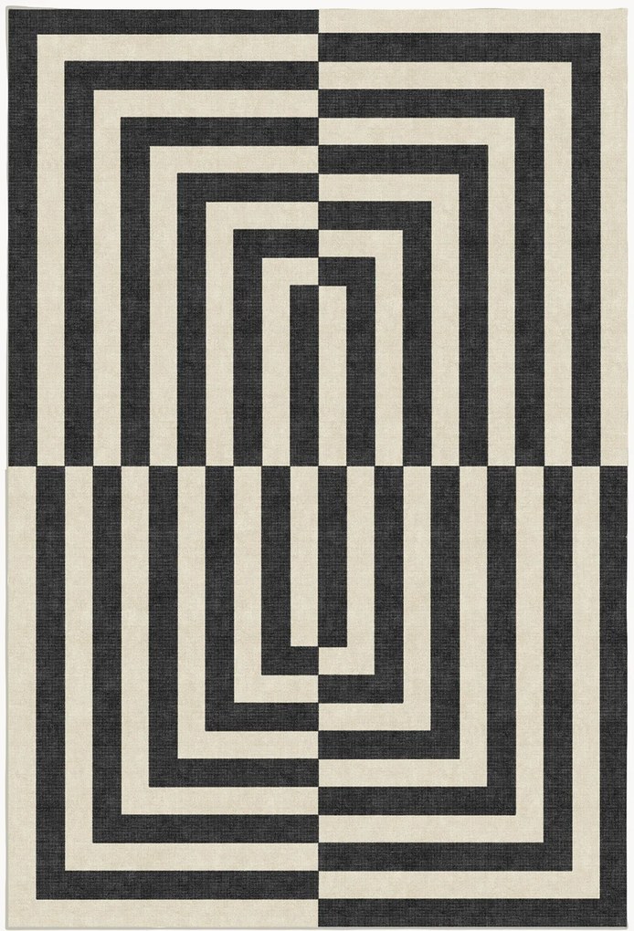 Pratelný koberec's nízkým vlasem Op Art by Jonathan Adler