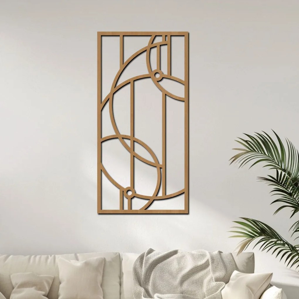 dřevo života Dekorační panel GATSBY III Zvolte rozměr (cm): 30x60, Zvolte barvu dekoru: Černá