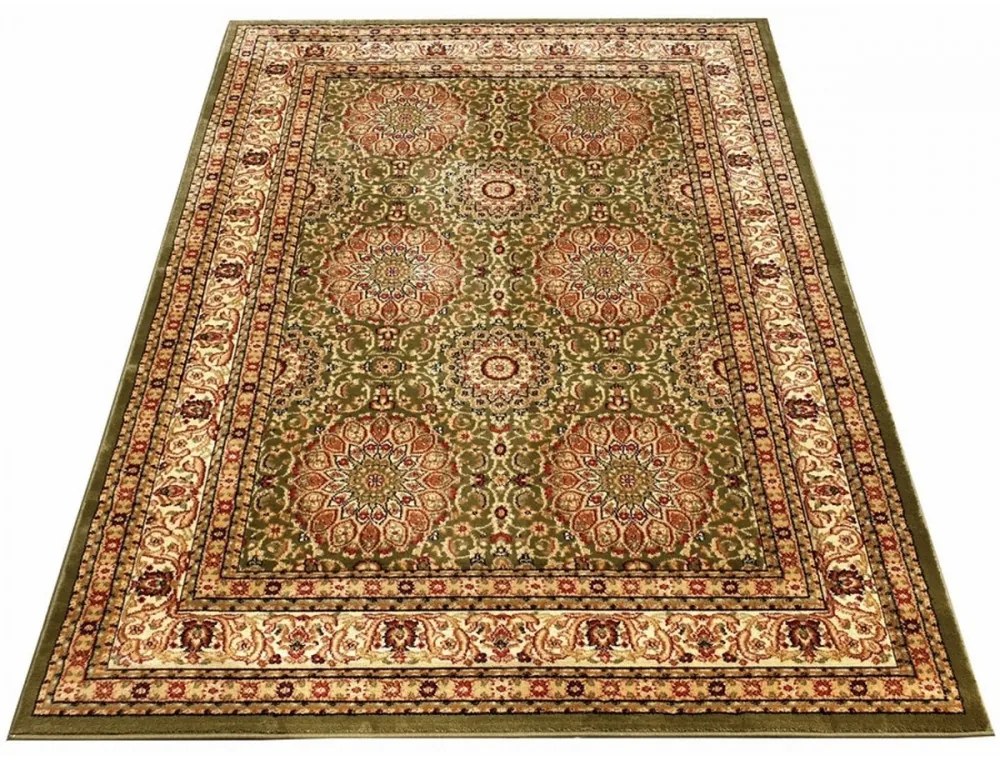 Kusový koberec klasický vzor 7 zelený, Velikosti 250x350cm