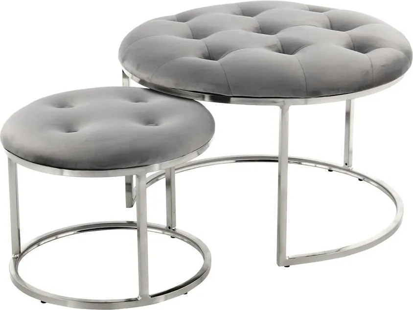 XXXLutz SADA TABURETŮ, 40-60/32-41 cm Kayoom - Taburety - 005937099403